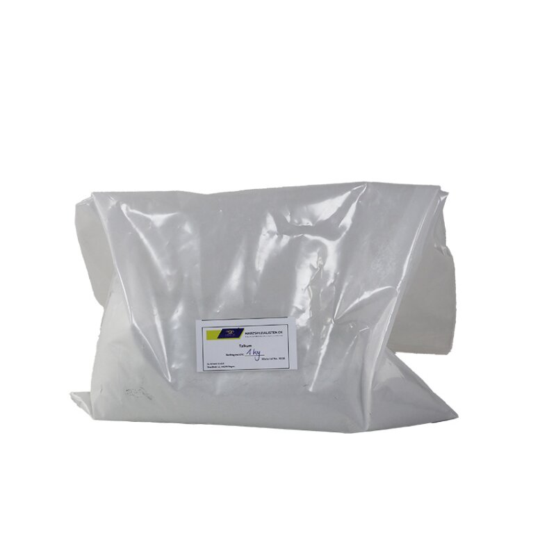 Talkumpulver - 1 kg Magnesiumsilikat Talkum naturweiß, 3,95